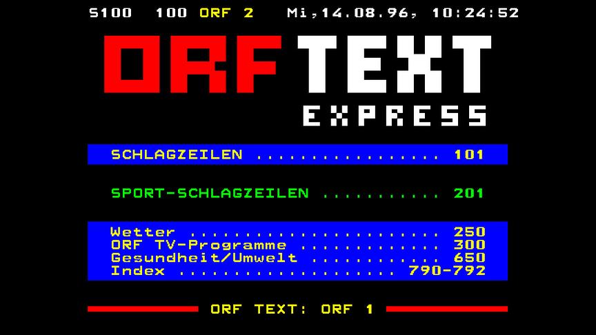 ORF TELETEXT feiert 40jähriges Bestehen - der.ORF.at